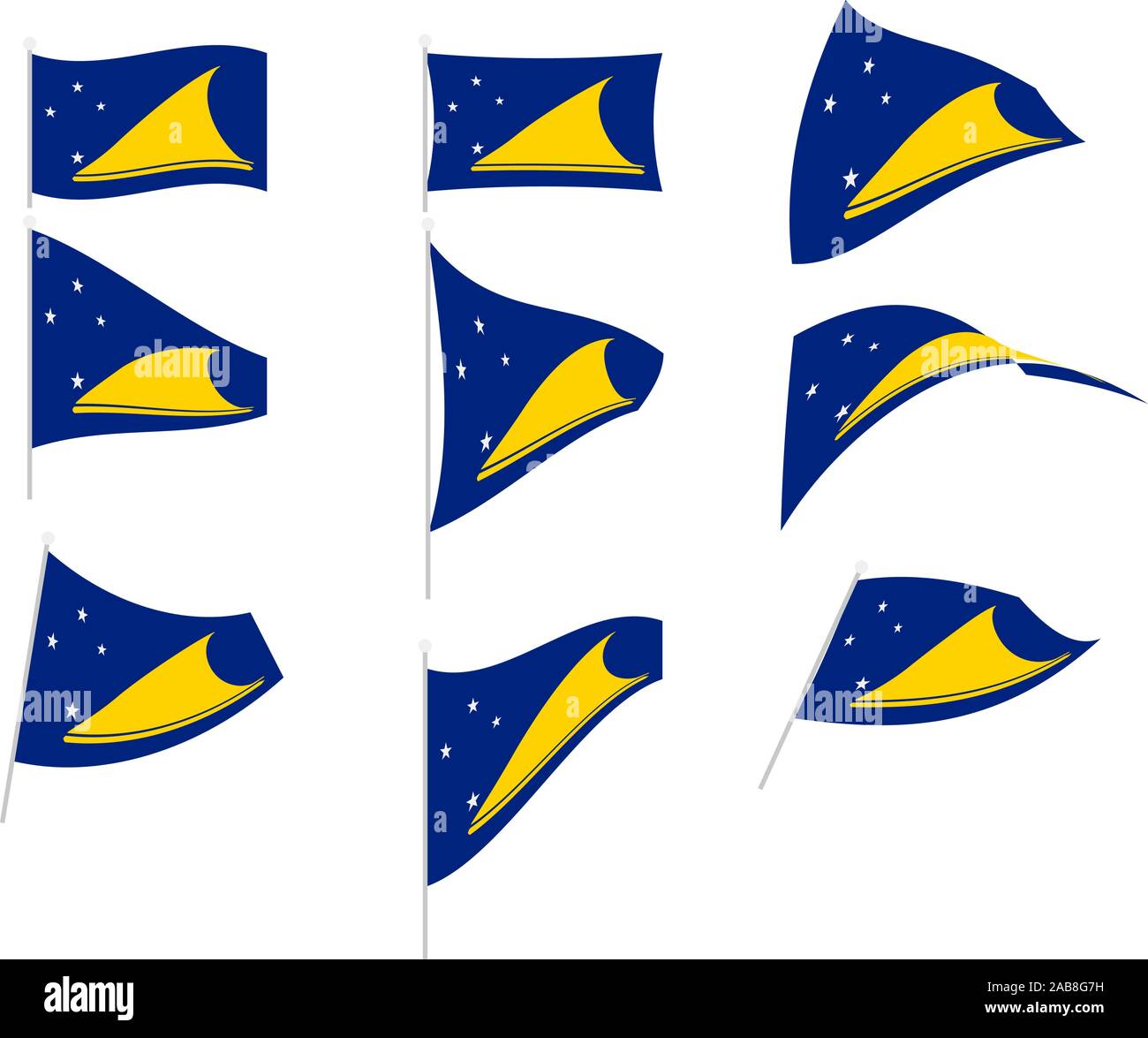 Tokelau official flag Cut Out Stock Images & Pictures - Alamy