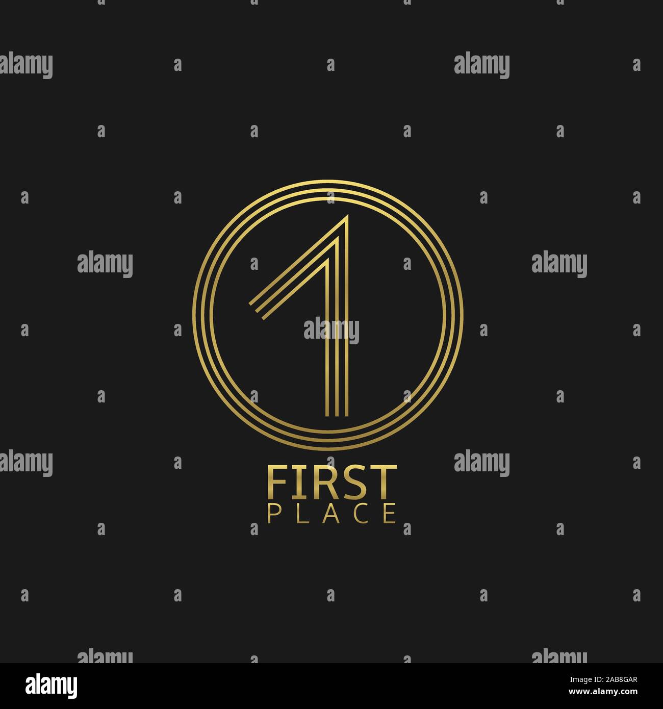 First place icon Stock Vector Image & Art - Alamy