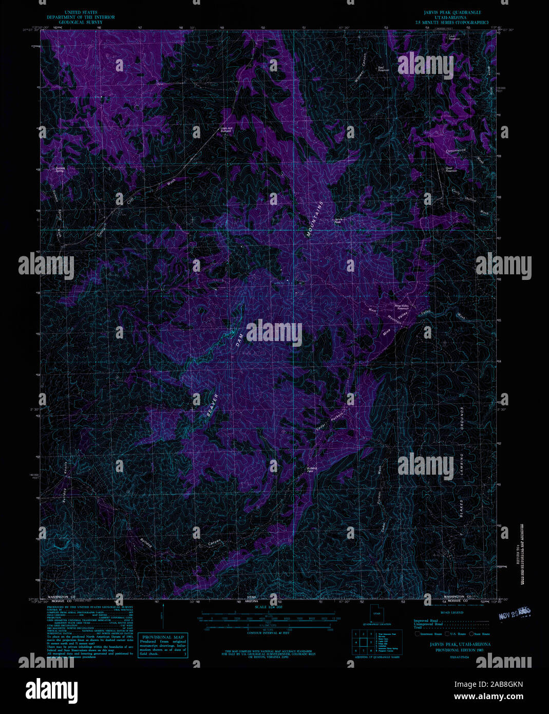 Map of jarvis hi-res stock photography and images - Alamy