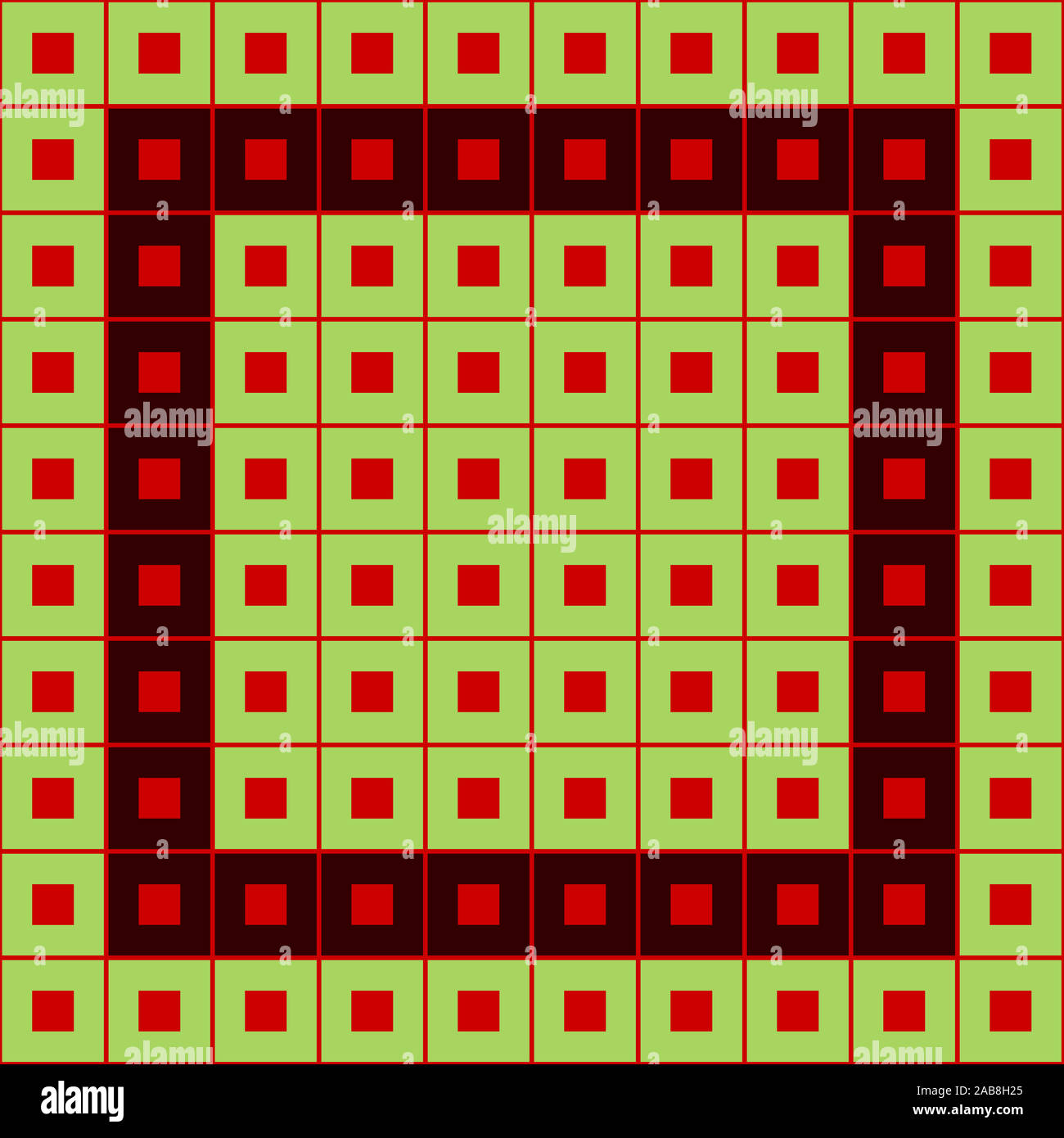 Illustration with repetitive geometric shapes covering the background ...