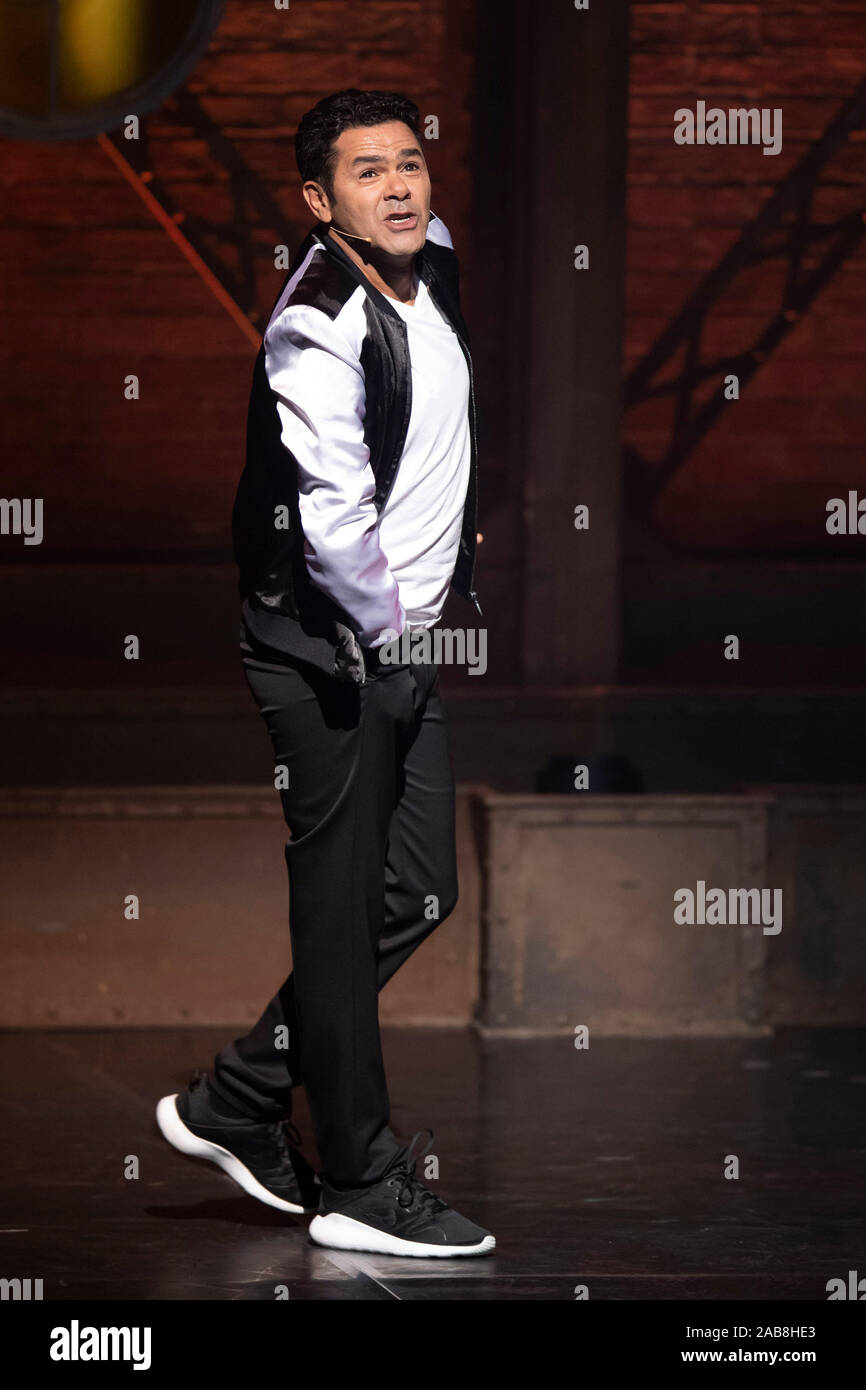 Humorist Jamel Debbouze on stage within the framework of the Festival ...