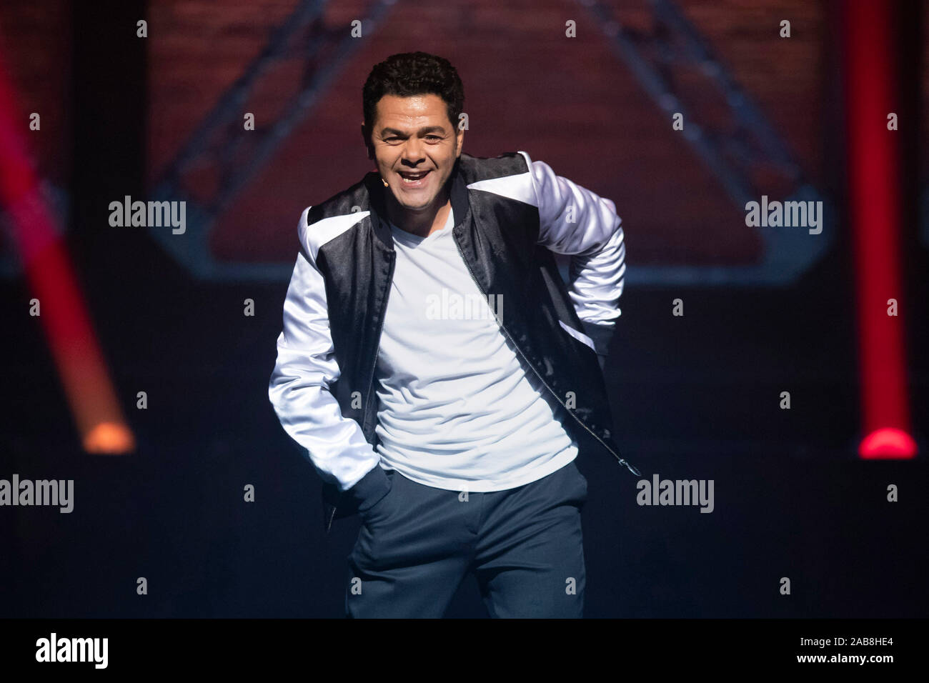 Humorist Jamel Debbouze on stage within the framework of the Festival ...