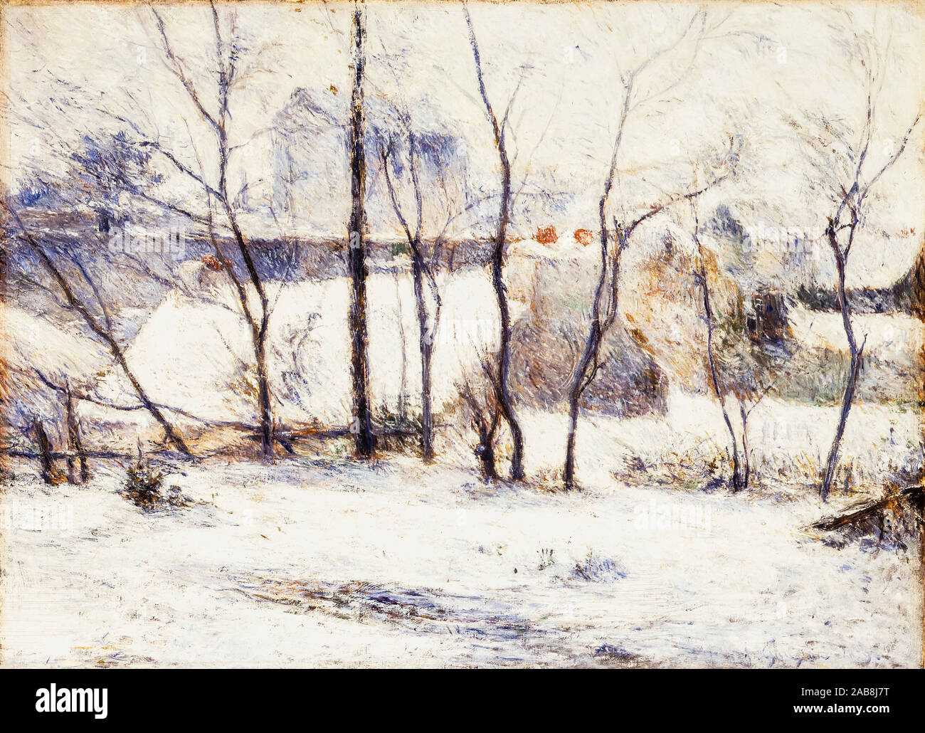 Gauguin Winter Landscape
