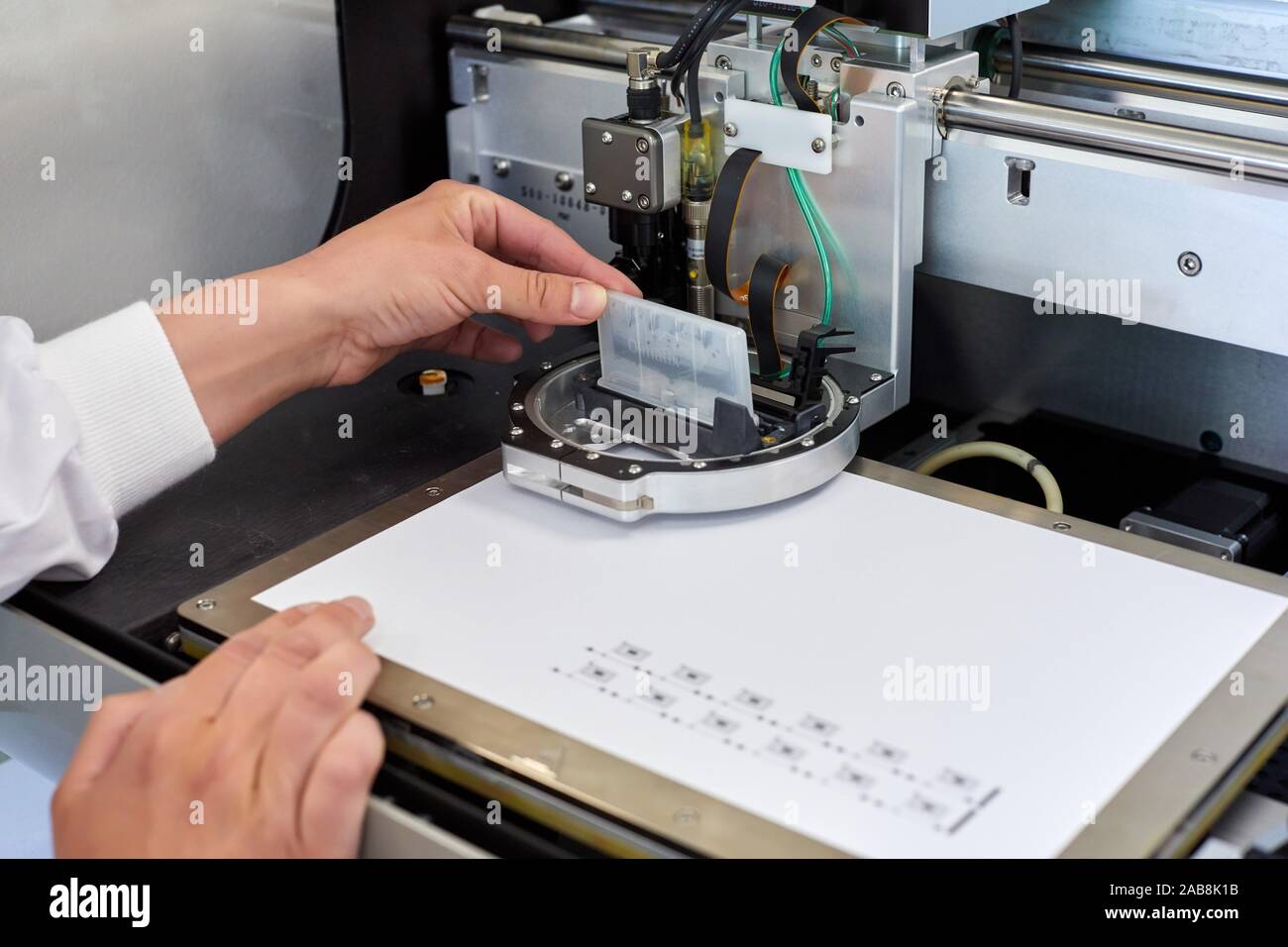 Hand printing machine hi-res stock photography and images - Alamy