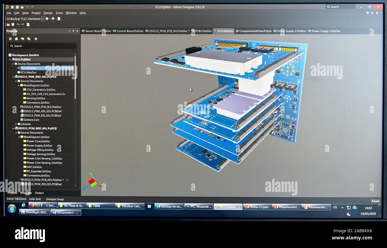Advanced air transport technology hi-res stock photography and images ...