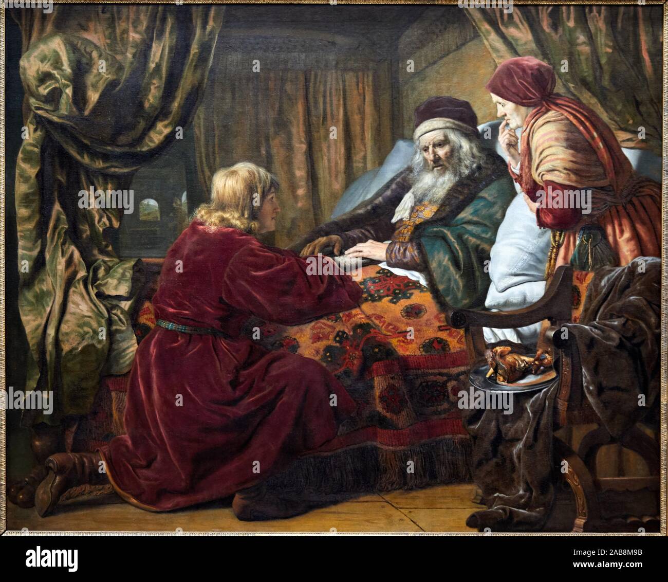 Isaac blessing jacob hi-res stock photography and images - Alamy