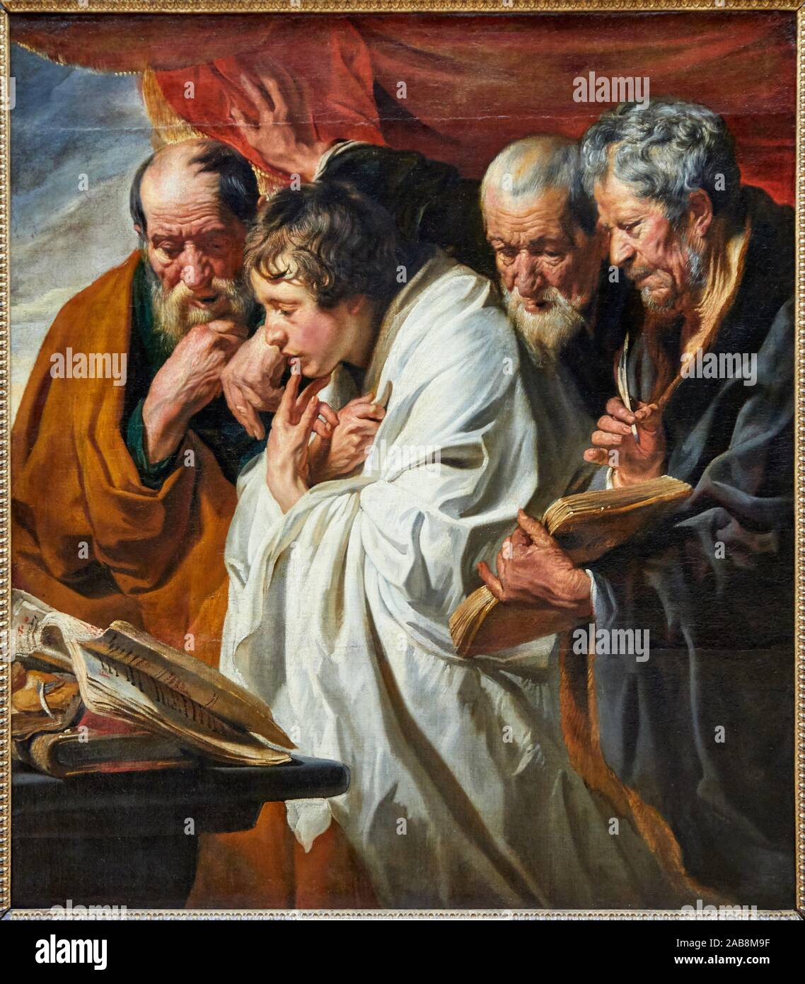 Matthew the evangelist painting hi-res stock photography and images - Alamy