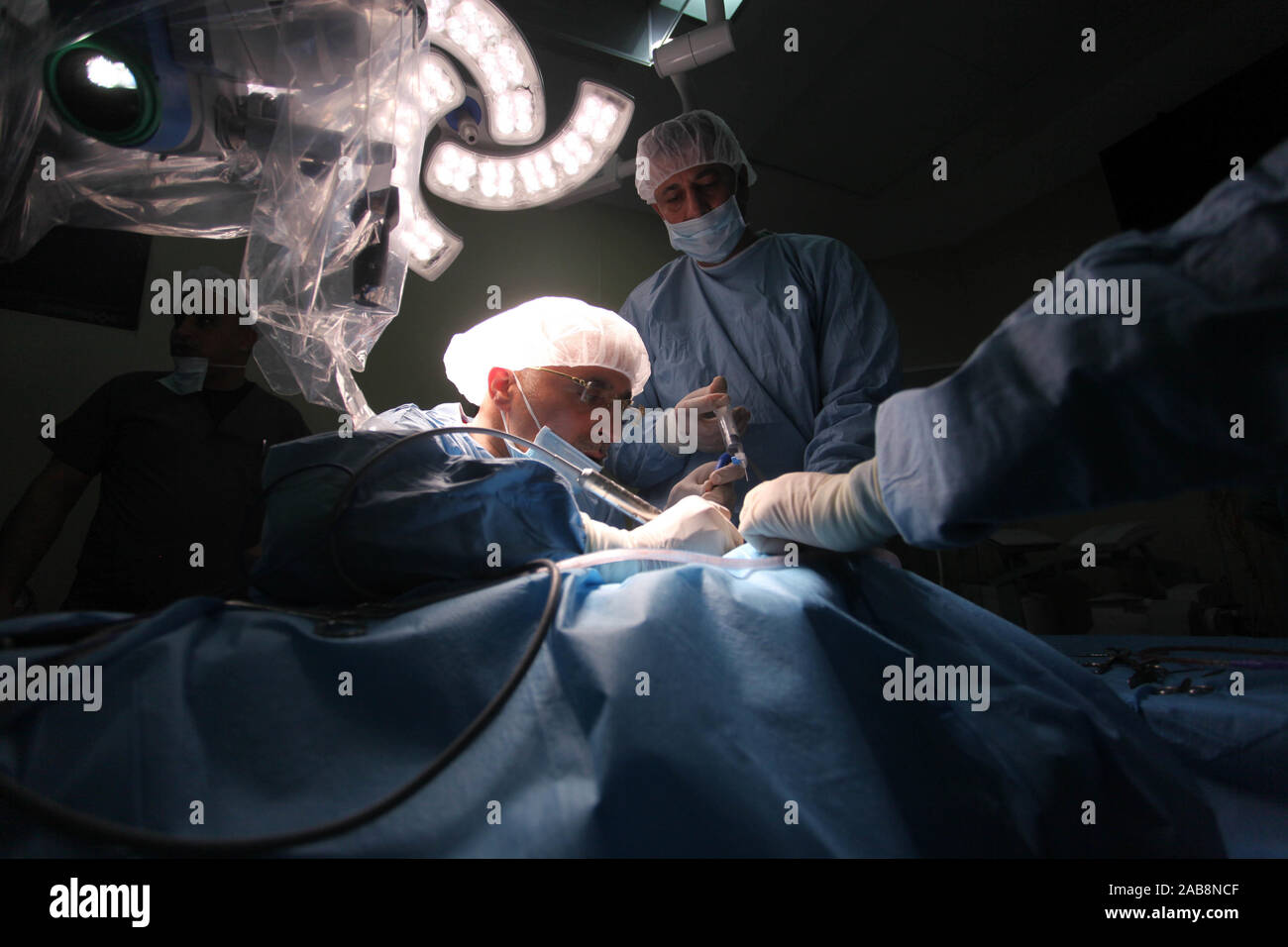 Gaza City, Gaza Strip, Palestinian Territory. 26th Nov, 2019. A Qatari ...