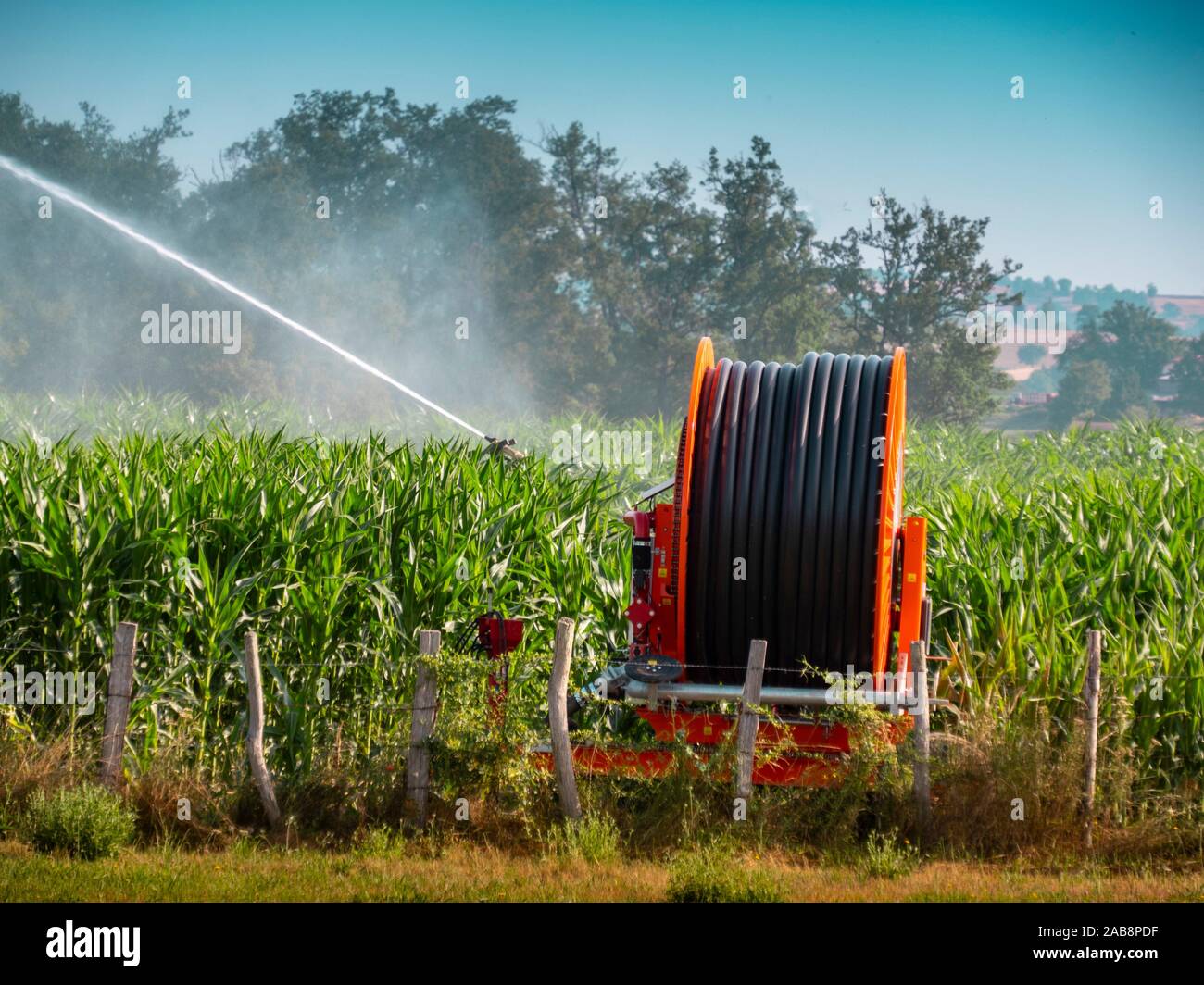 Watering farm field hi-res stock photography and images - Alamy