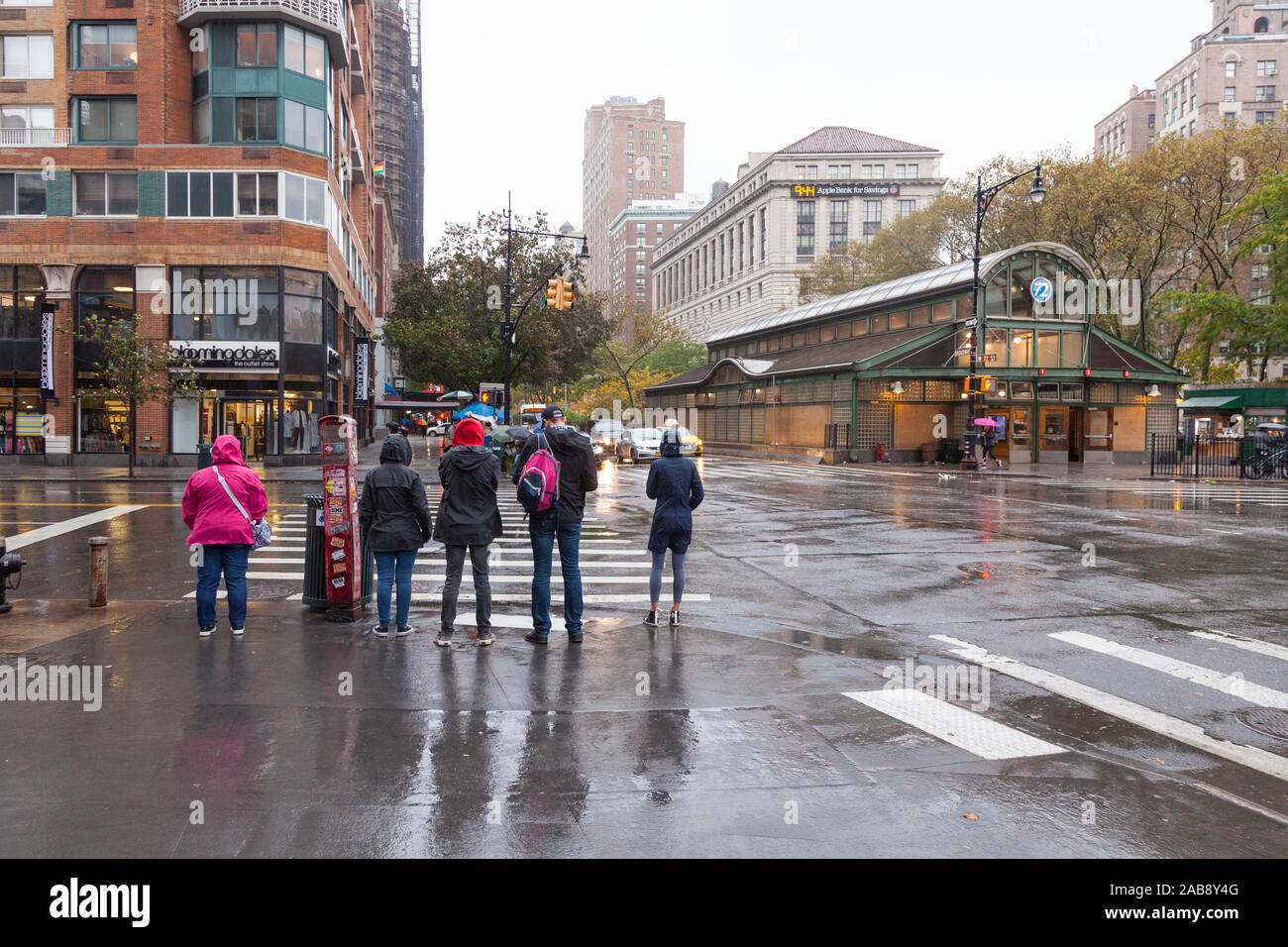 The modern control house of the 72nd Street Subway station, New York ...