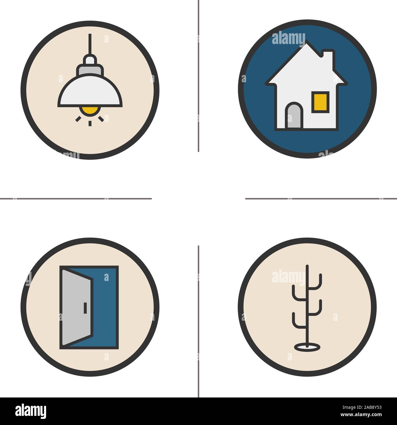 Open living home roof Stock Vector Images - Alamy