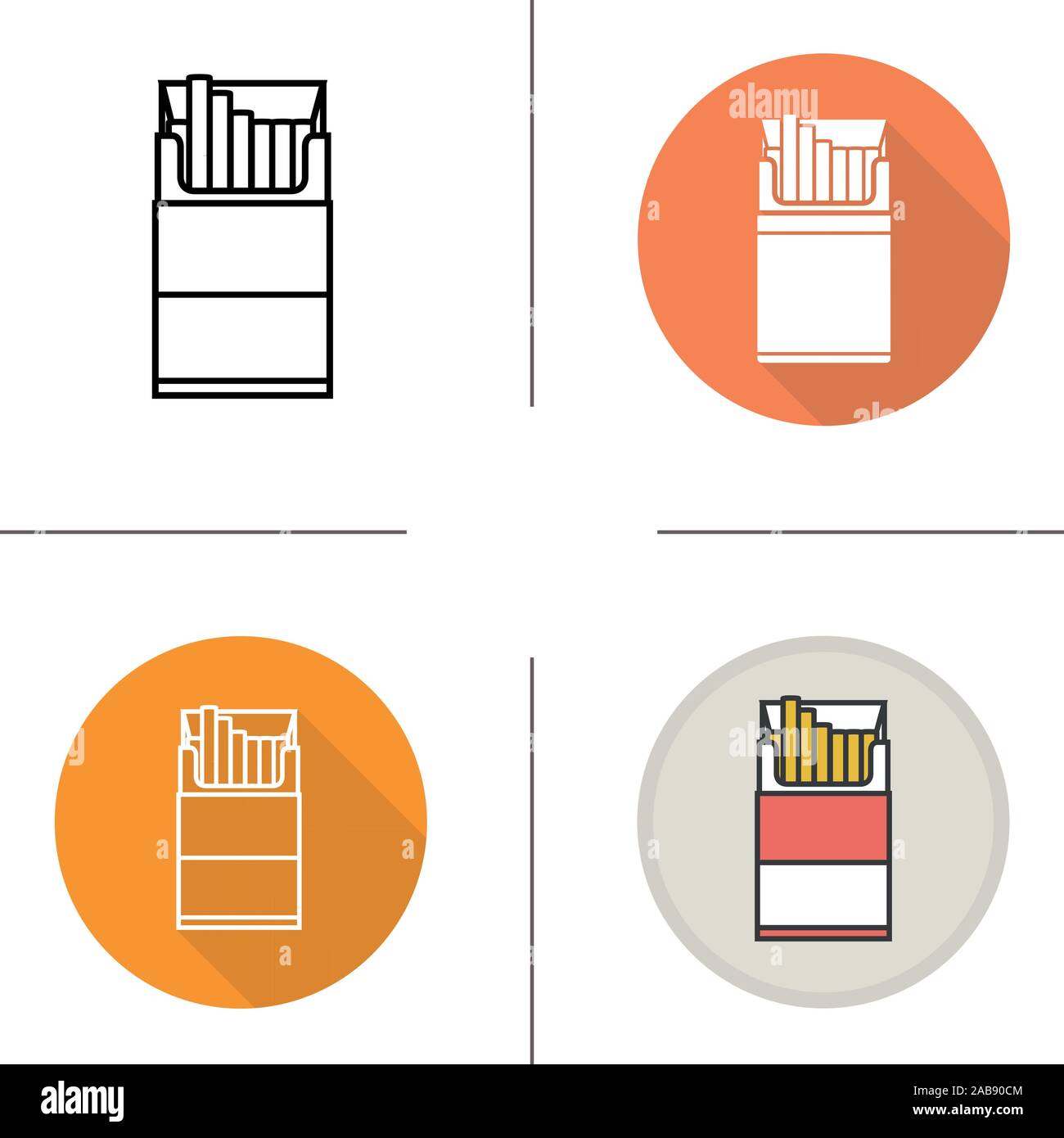 Drop cigarettes Stock Vector Images - Alamy