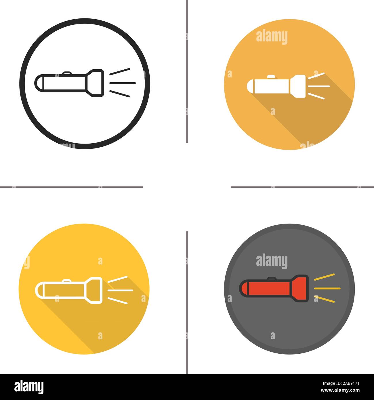 Flashlight Icon Vector