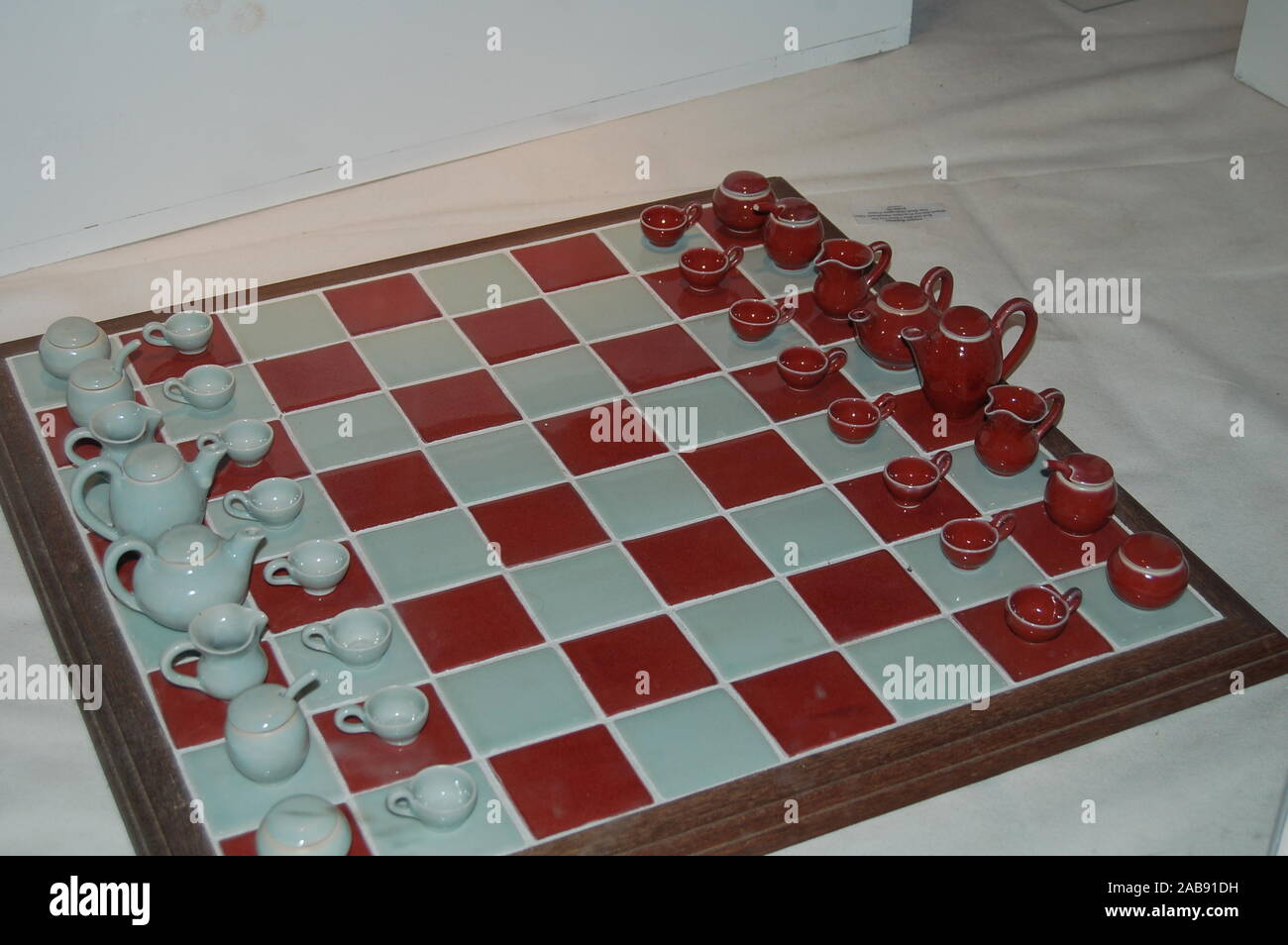 Tea chess set Stock Photo - Alamy