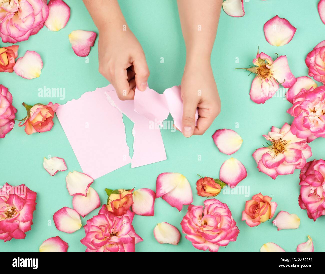 Torn Page From Notepad High Resolution Stock Photography and Images - Alamy