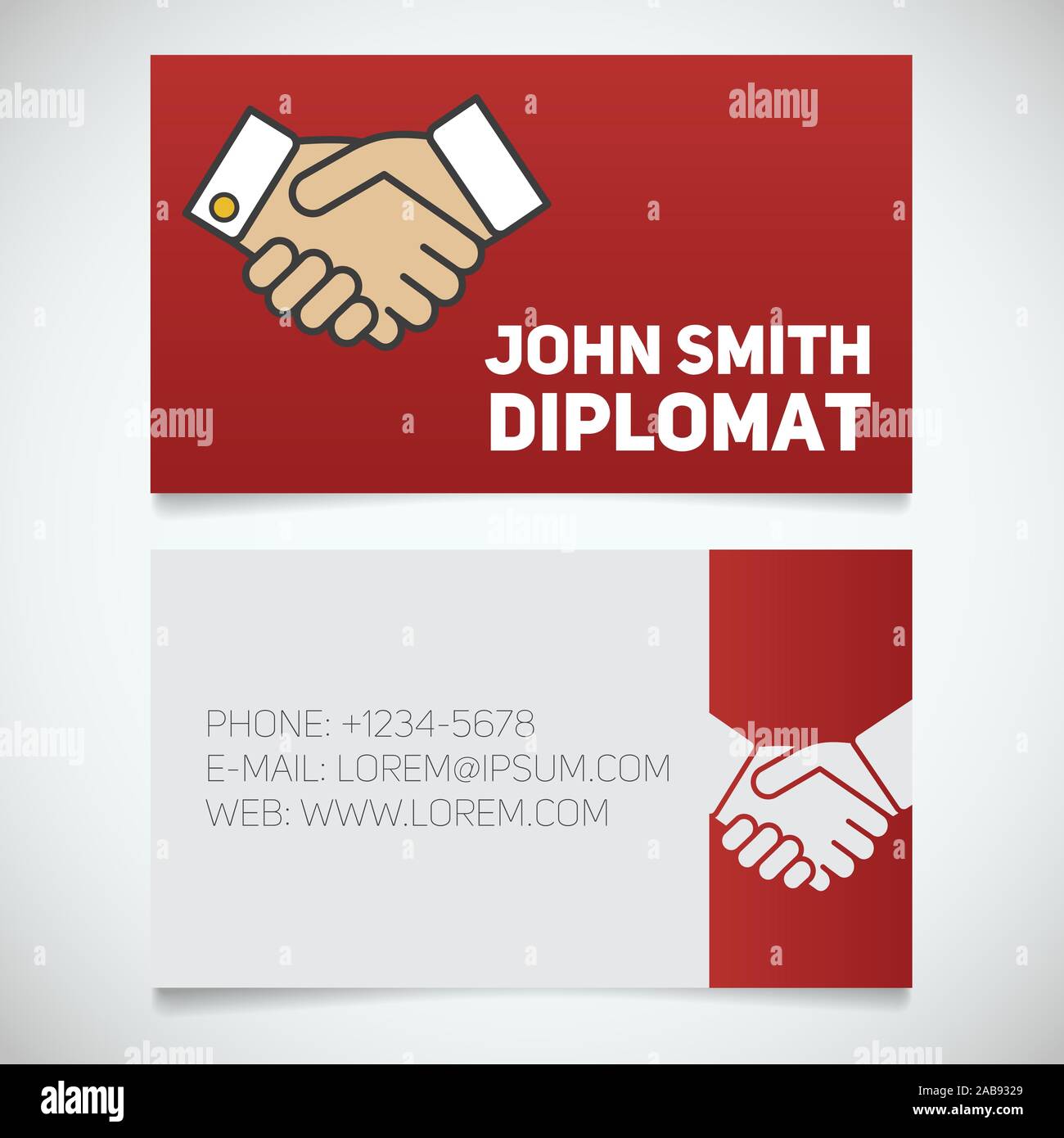 Handshake wave Stock Vector Images - Alamy