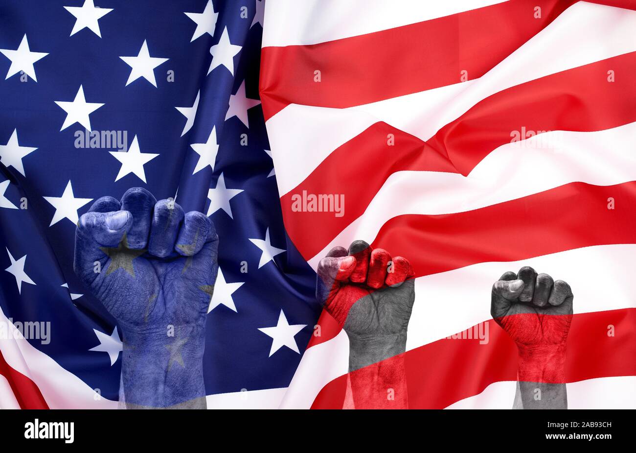 Hand Waving Red Flag High Resolution Stock Photography and Images - Alamy