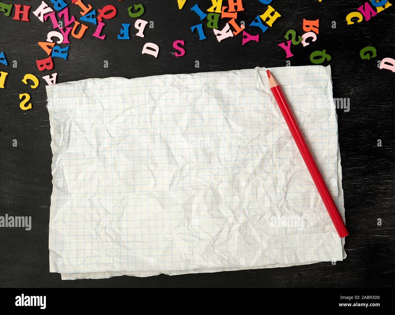 Notebook Paper Crumpled High Resolution Stock Photography and Images ...