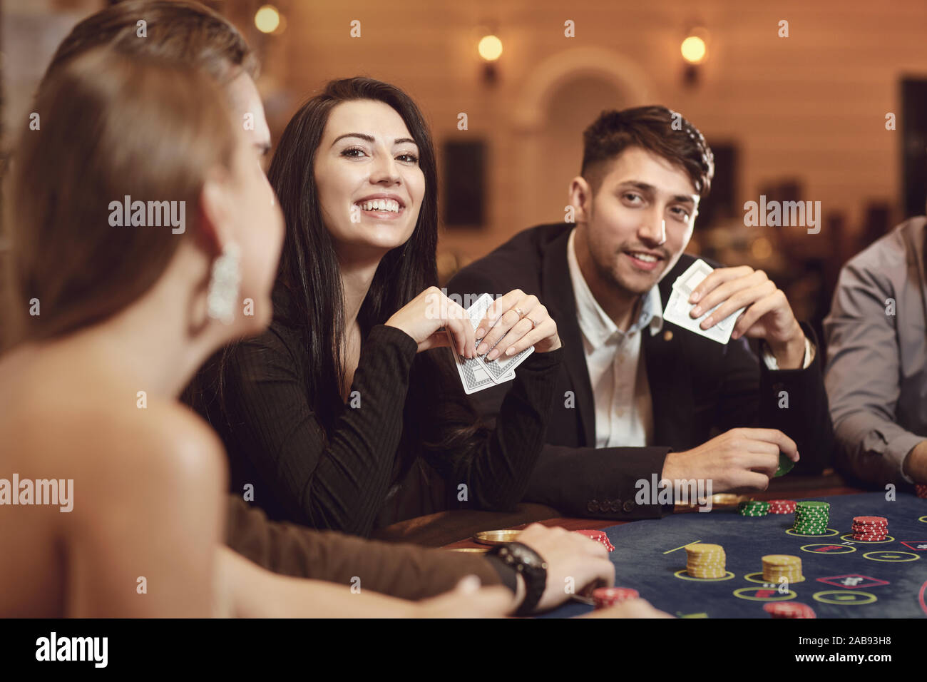 The casino girl hi-res stock photography and images - Alamy
