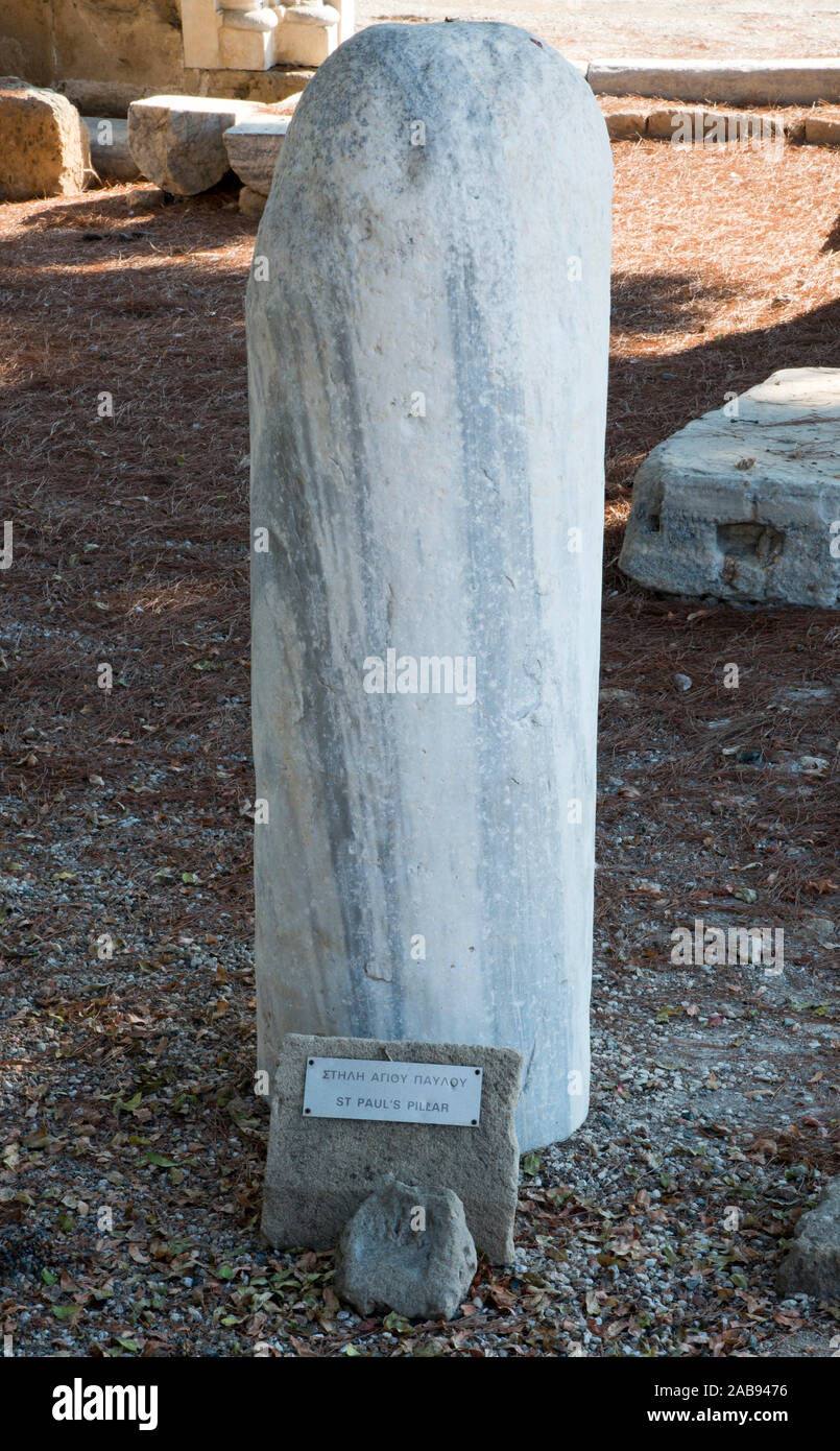 St Pauls Pillar Paphos High Resolution Stock Photography and Images - Alamy