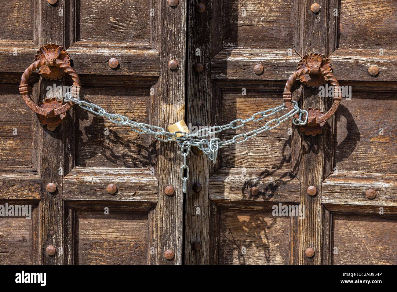 Wooden Door Ajar High Resolution Stock Photography and Images - Alamy