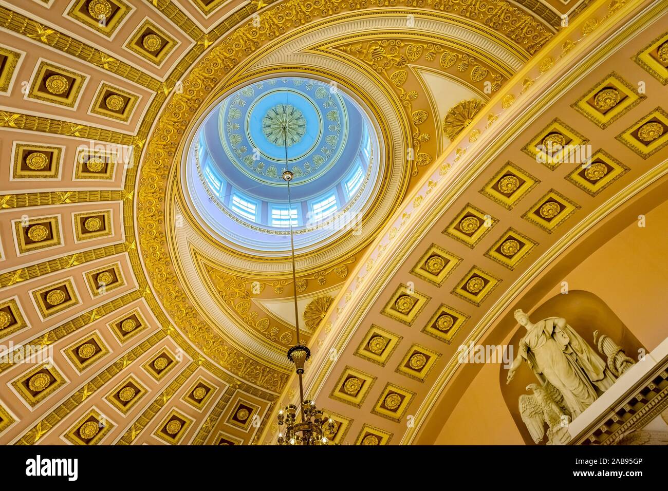 Liberty Eagle Plaster Ceiling Dome National Statutory Hall US Capitol ...