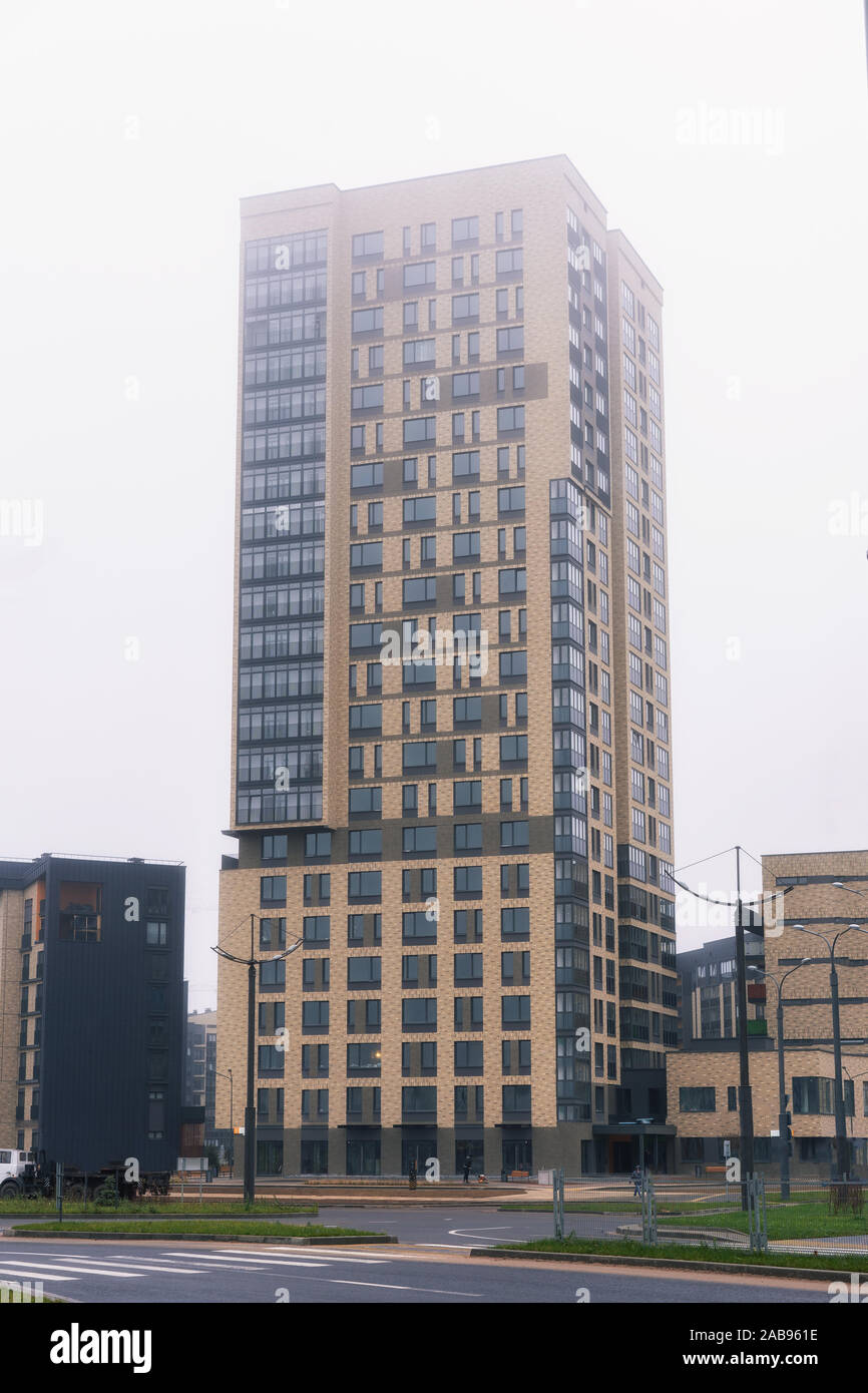 Elevation high rise residential apartment hi-res stock photography and ...