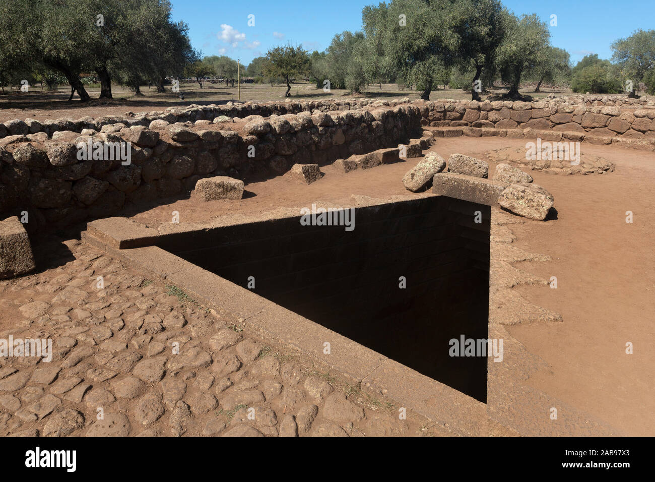 Ancient sacred well of Santa Cristina near Paulilatino, Oristano ...