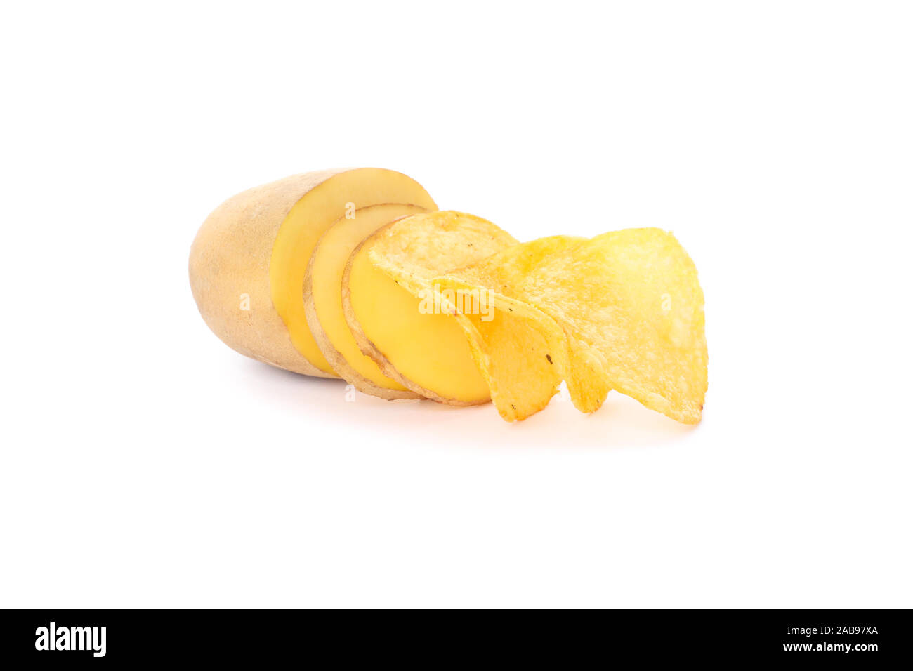 Food golden brown potato Cut Out Stock Images & Pictures - Alamy