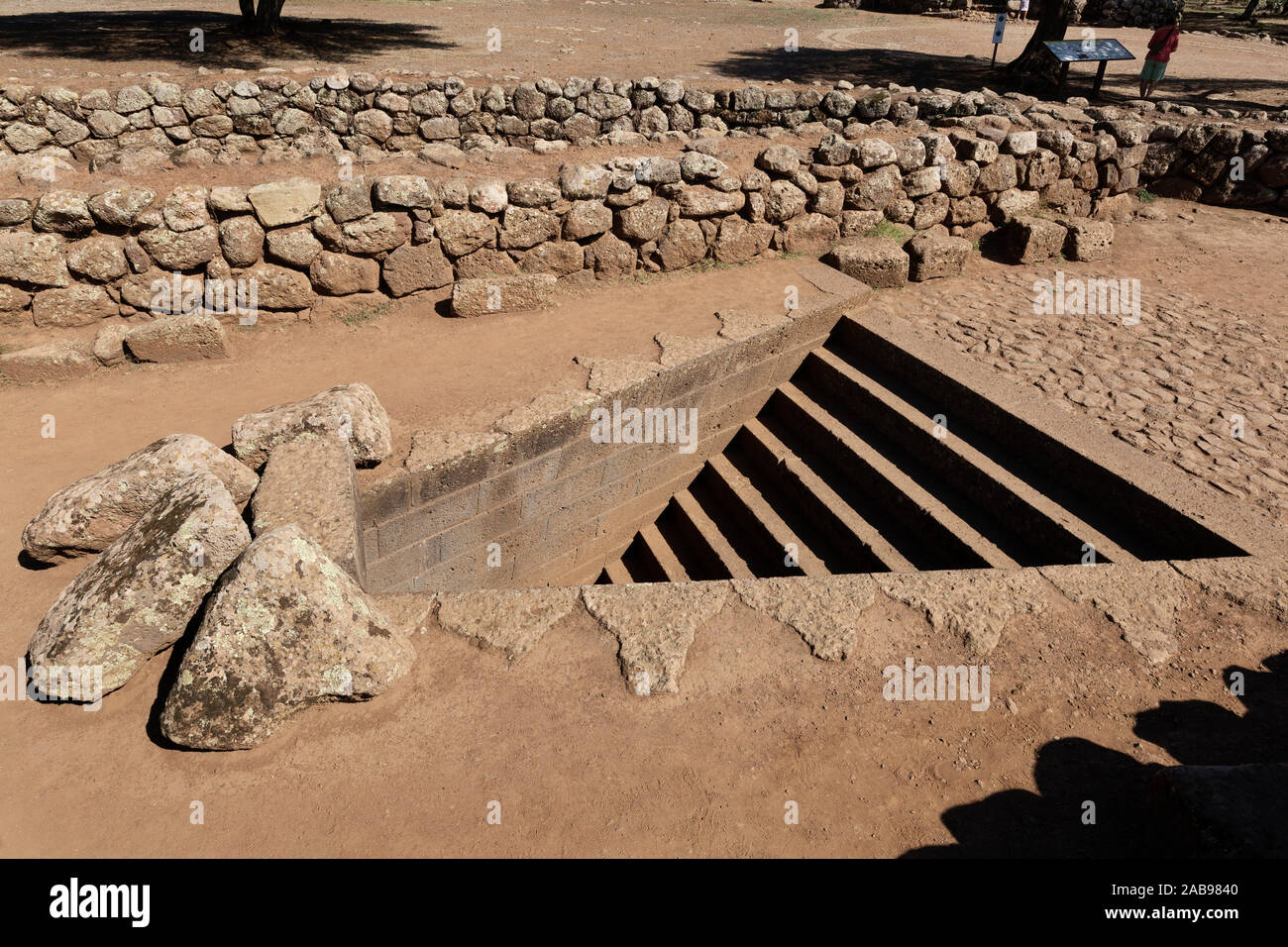 Santa cristina nuraghe paulilatino italy hi-res stock photography and ...