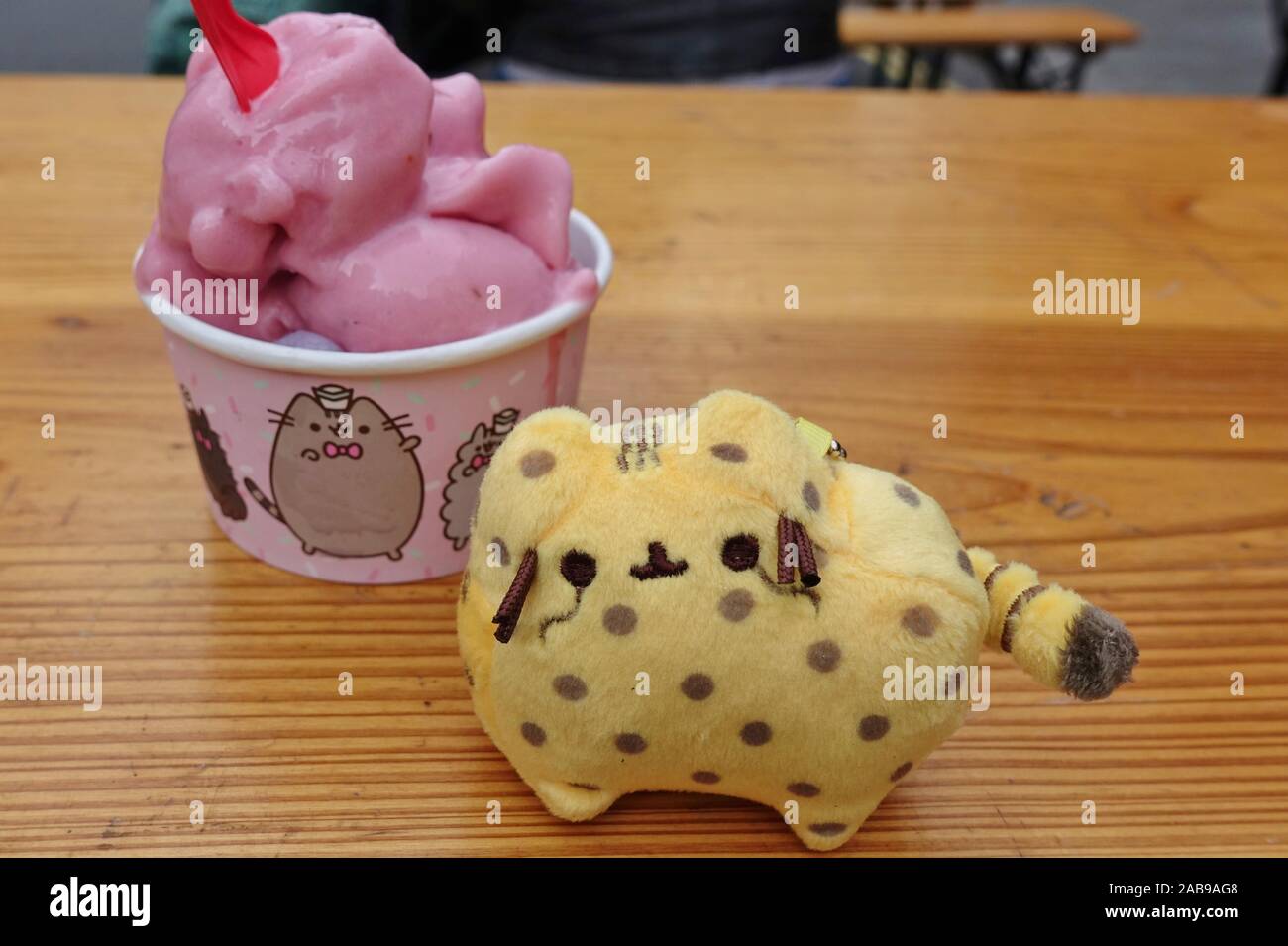 BRIGHTON, UNITED KINGDOM -28 SEP 2019- View of the Pusheen Snack ...