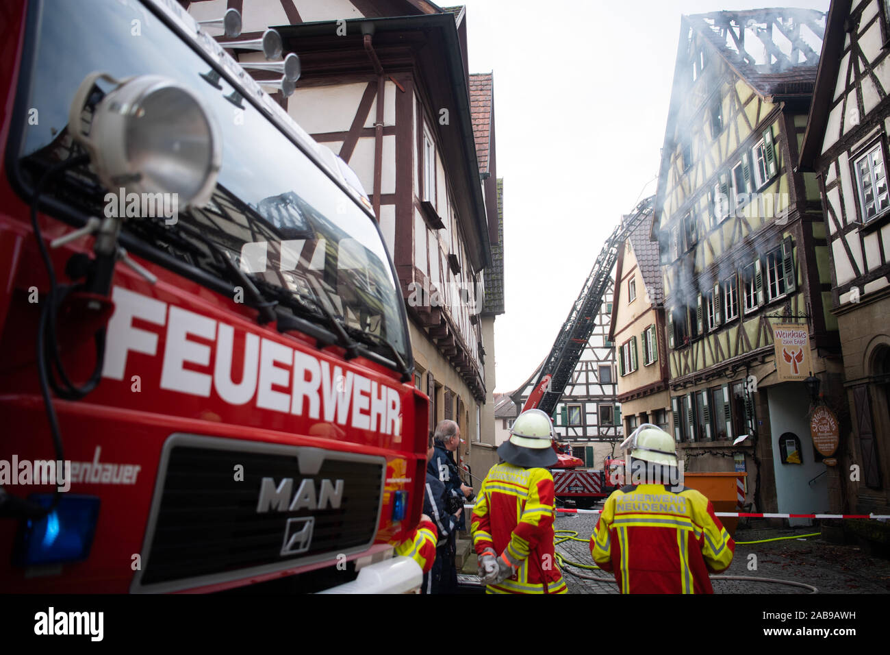 Foreground two firefighters hi-res stock photography and images - Alamy