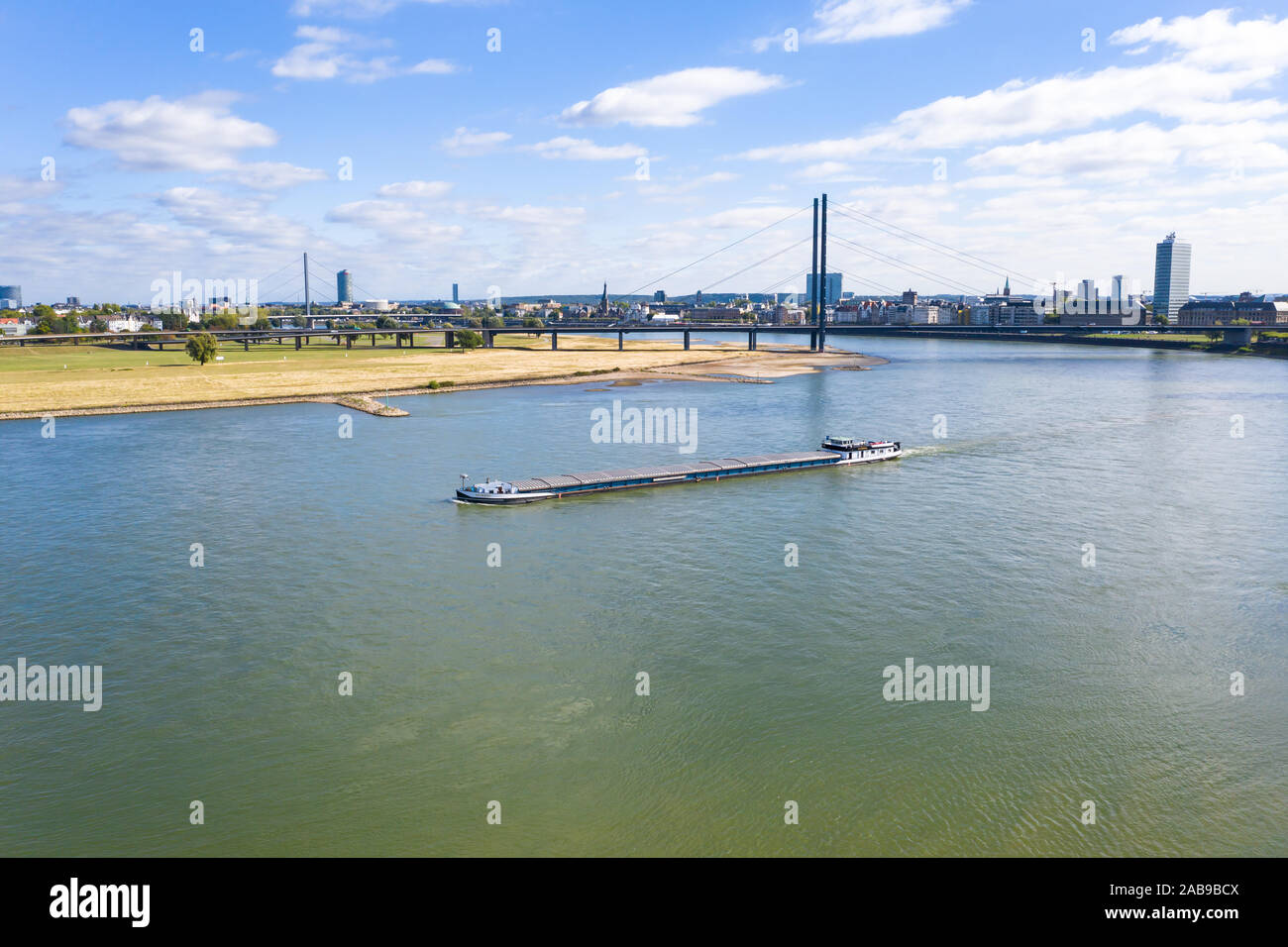 River Rhein in Duesseldorf - Germany Stock Photo - Alamy