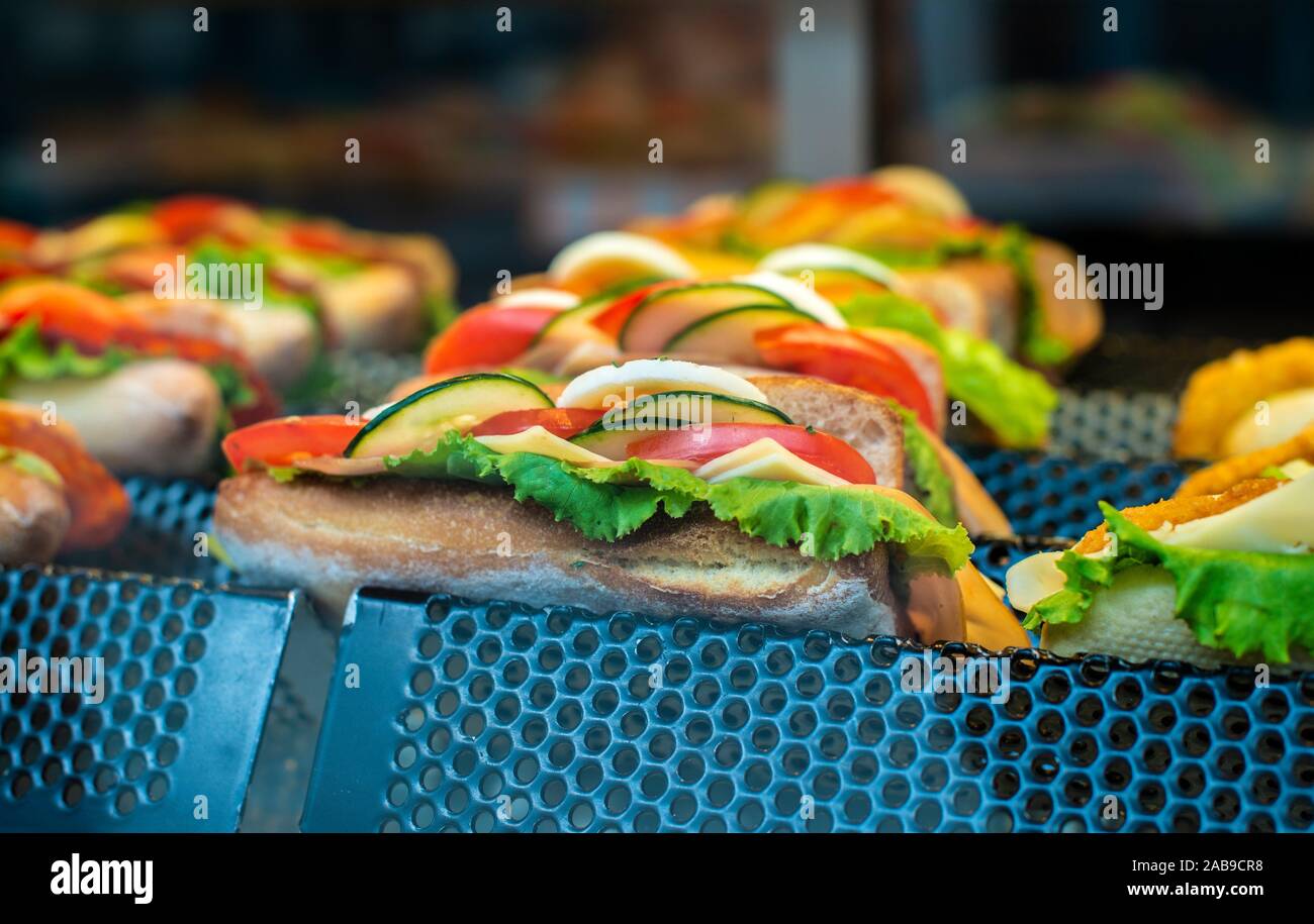 Sandwich filling horizontal hi-res stock photography and images - Alamy
