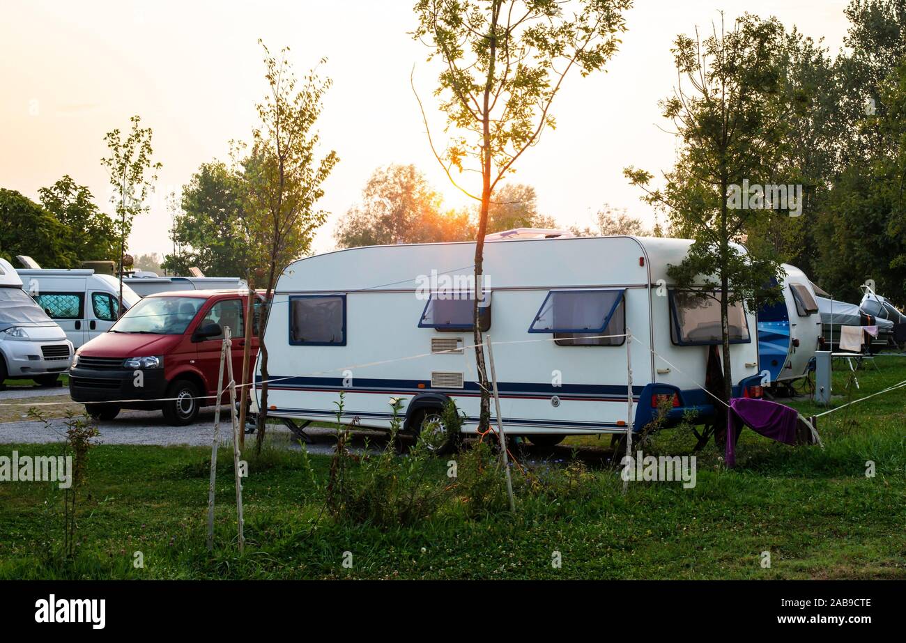 Stationary Caravans High Resolution Stock Photography and Images - Alamy