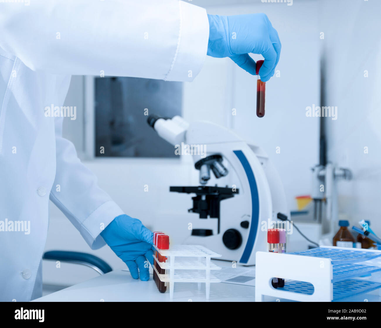 Woman choosing blood in hi-res stock photography and images - Alamy