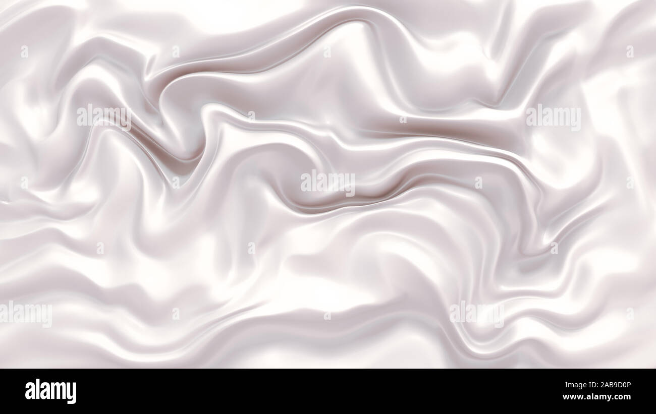 White elegant background with drapery cloth. 3d rendering, 3d illustration Stock Photo - Alamy