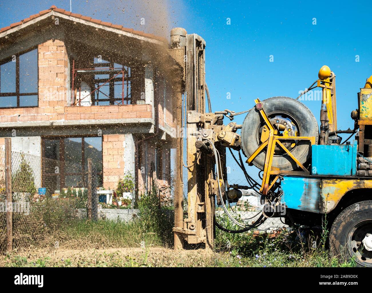 Geothermal probe hi-res stock photography and images - Alamy