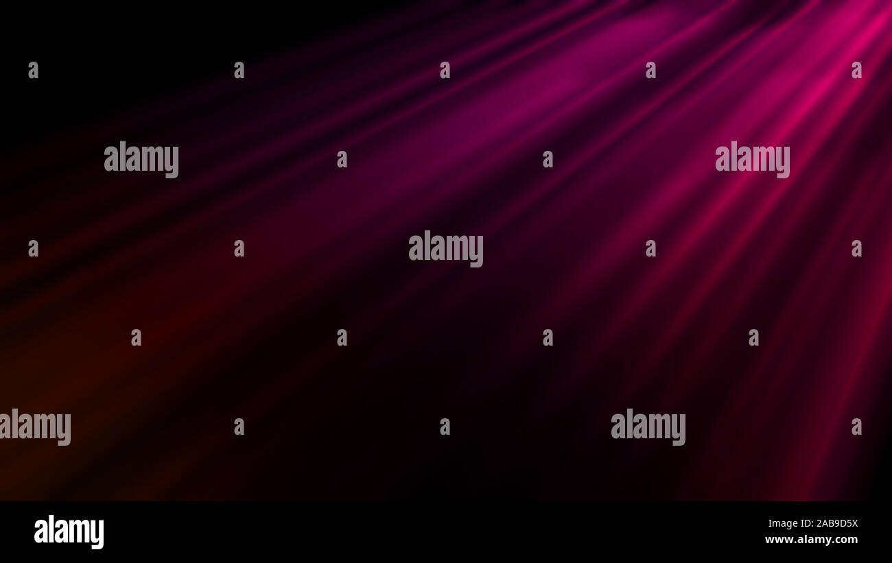 3D rendering of volumetric rays of light shining from above ...