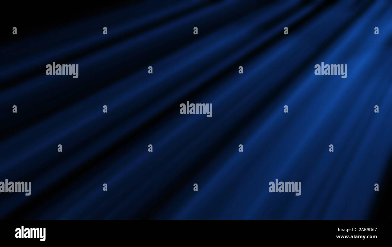 3D rendering of volumetric rays of light shining from above ...