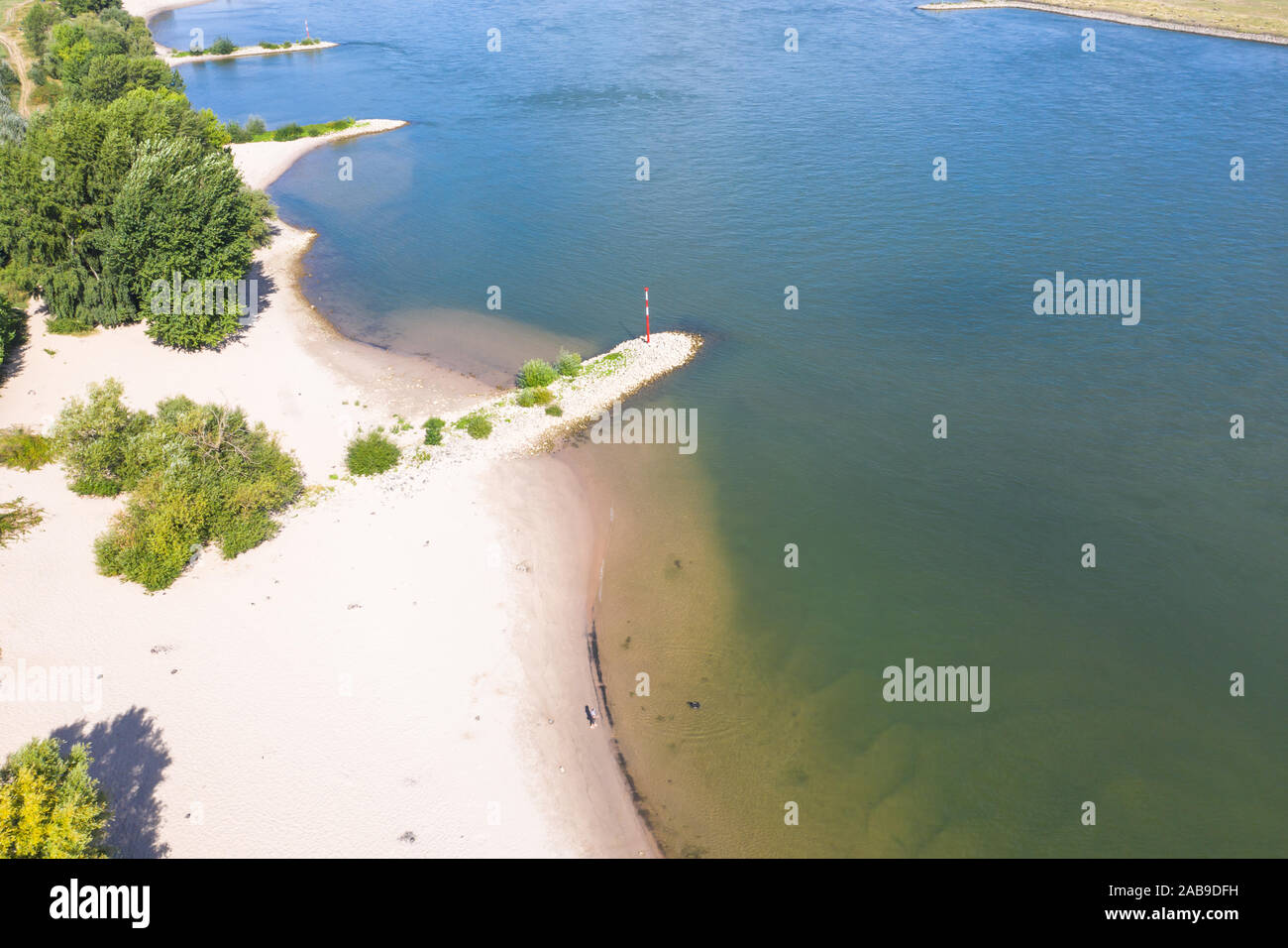 River Rhein in Duesseldorf - Germany Stock Photo - Alamy