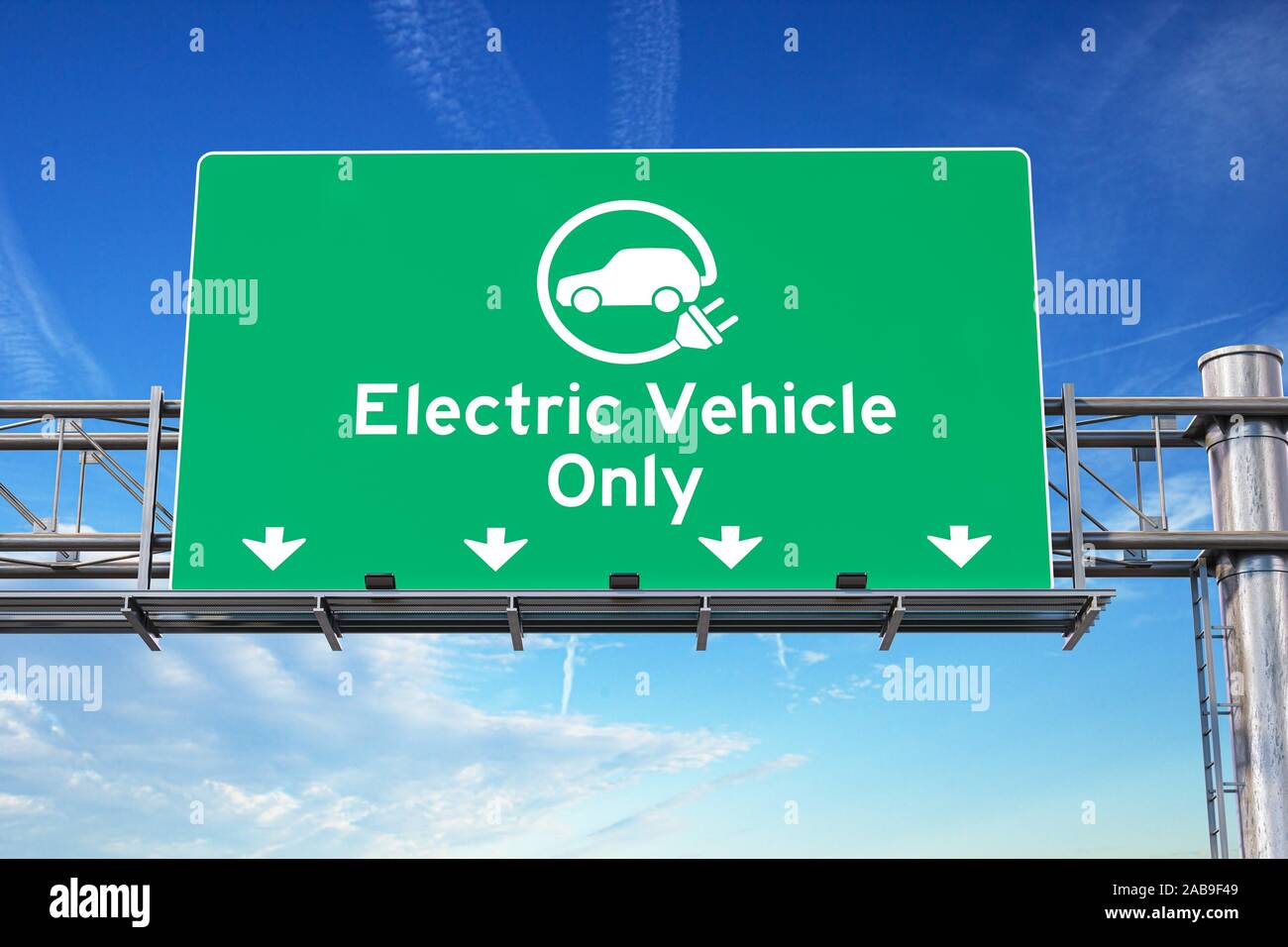 Electric vehicle only hi-res stock photography and images - Alamy