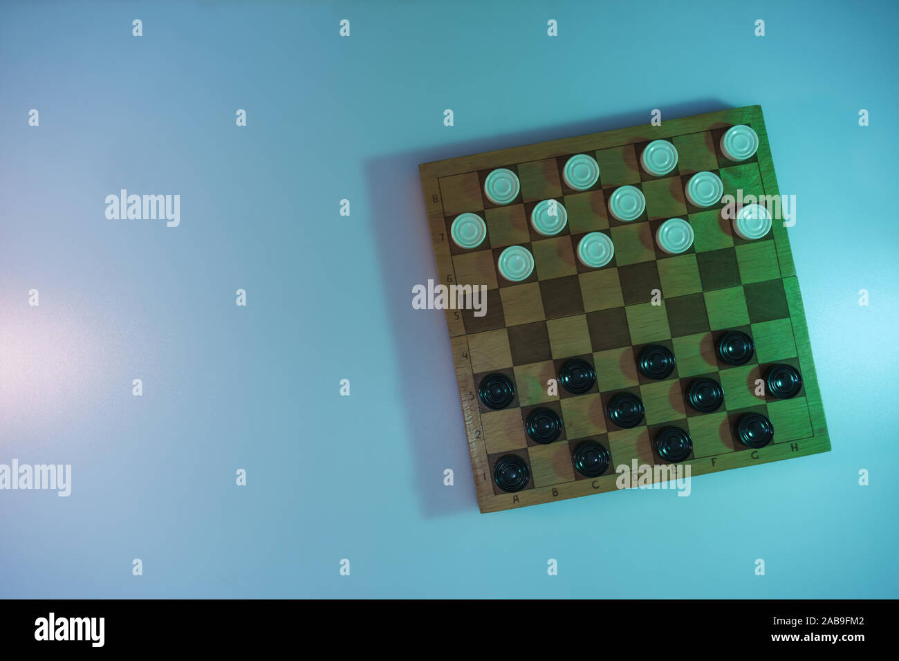 Beautiful vintage Chess board with chess in the color light. Background ...