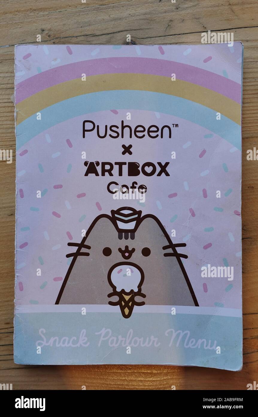 BRIGHTON, UNITED KINGDOM -28 SEP 2019- View of the Pusheen Snack ...