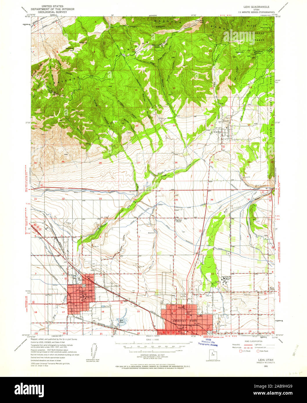 Lehi map hi-res stock photography and images - Alamy