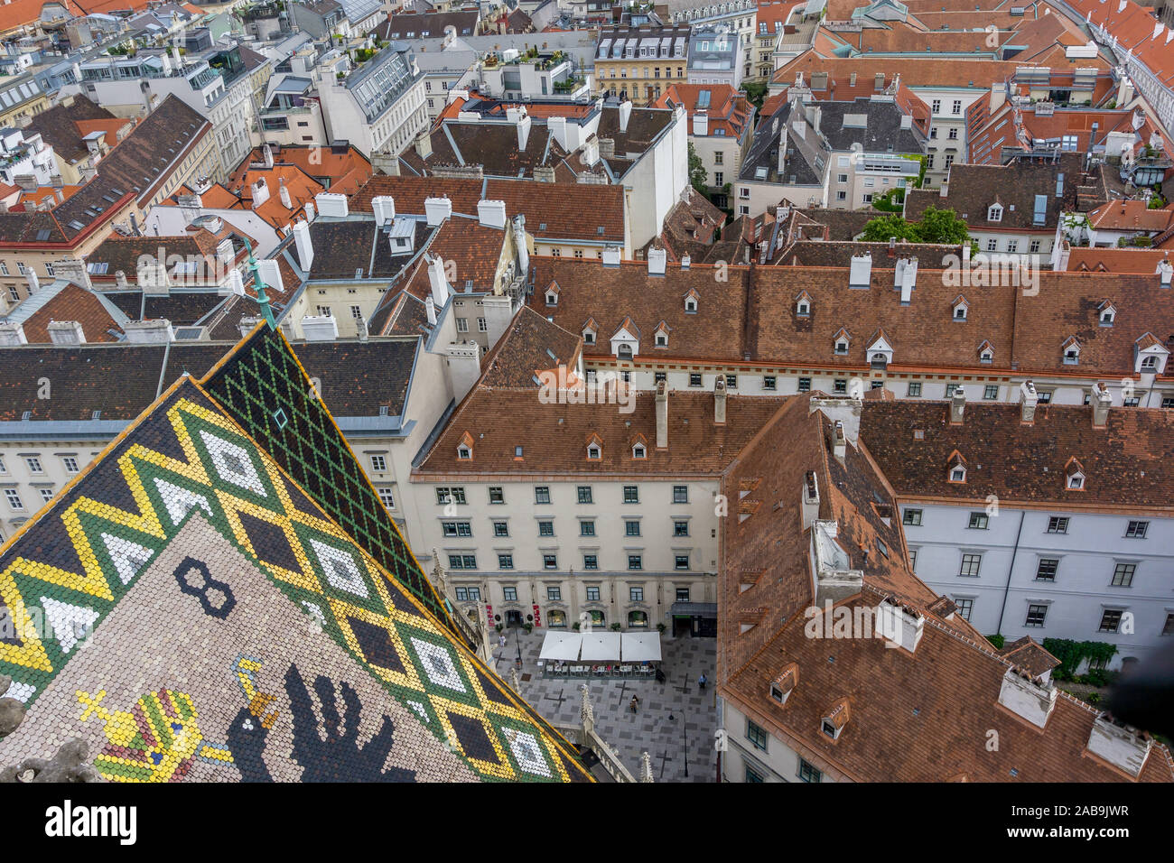Birds eye view vienna from north hi-res stock photography and images ...