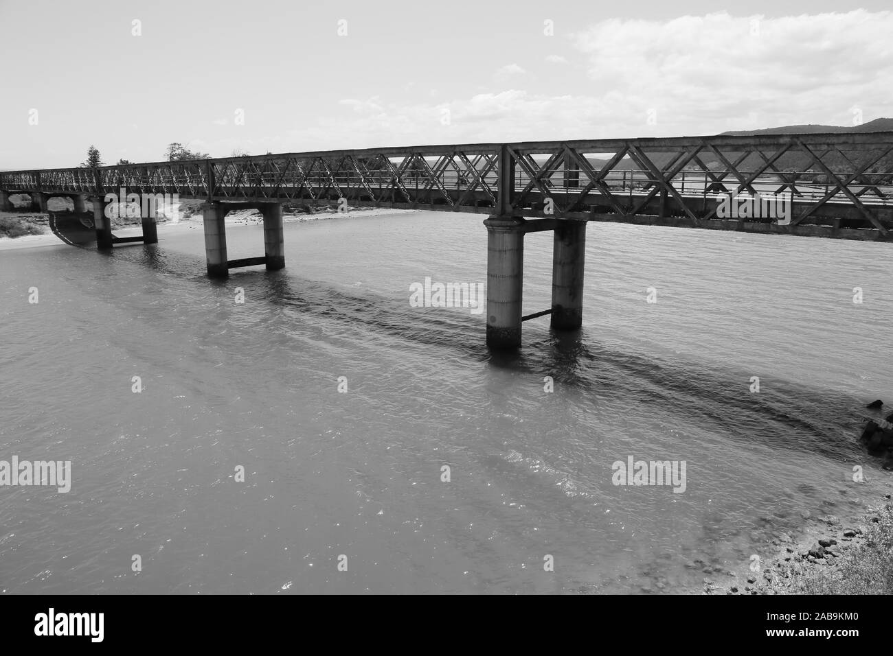 Gamtoos river one-way bridge Eastern Cape Stock Photo - Alamy