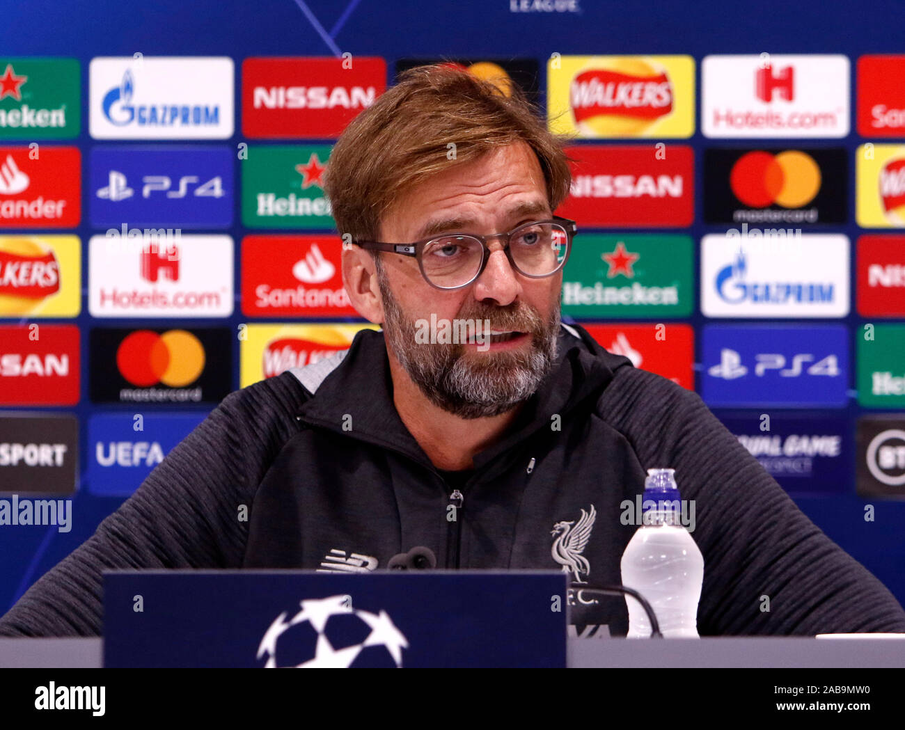 Soccer liverpool press conference anfield hi-res stock photography and ...