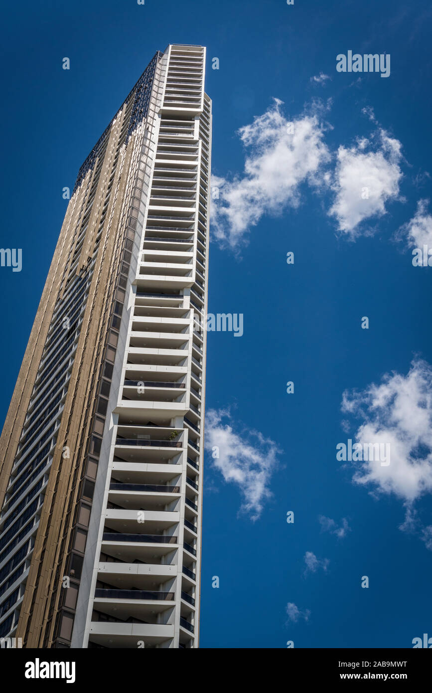 New high rise residential tower block in the western suburb of ...