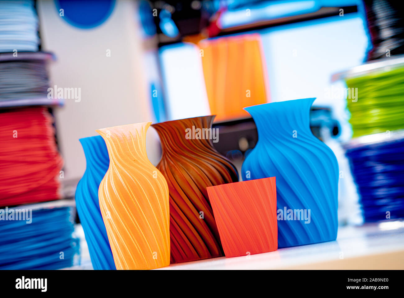 3D Printer Plastic filament for 3D printer and printed products in the ...